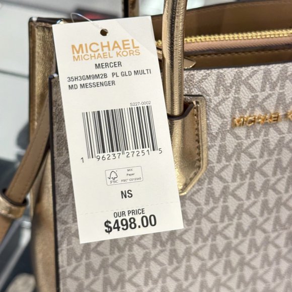 Michael Kors | Bags | Michael Kors Mercer Medium Satchel Shoulder ...